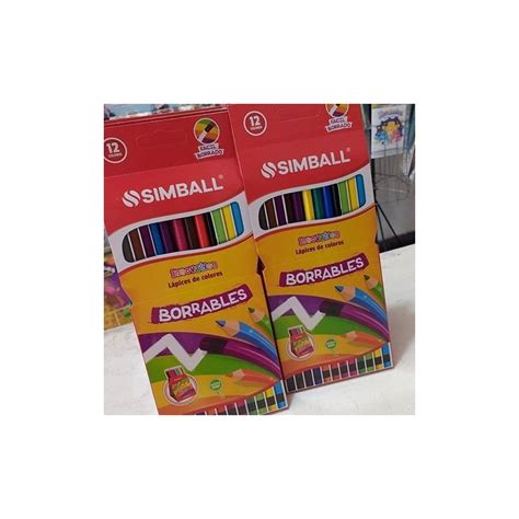 Oferta Lapiz Color Simball X 12 Largos Borrables Al Mejor Precio
