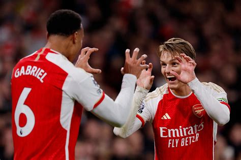 Arsenal Martin Ødegaard High Flying Arsenal Sweep Newcastle
