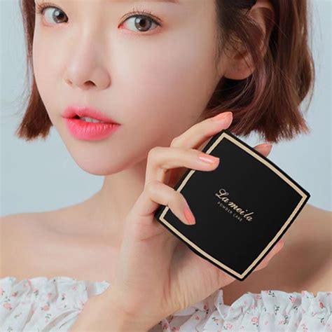 Lml 5031 Powder Cake Compact Face Powder Makeup Finish Natural Compact