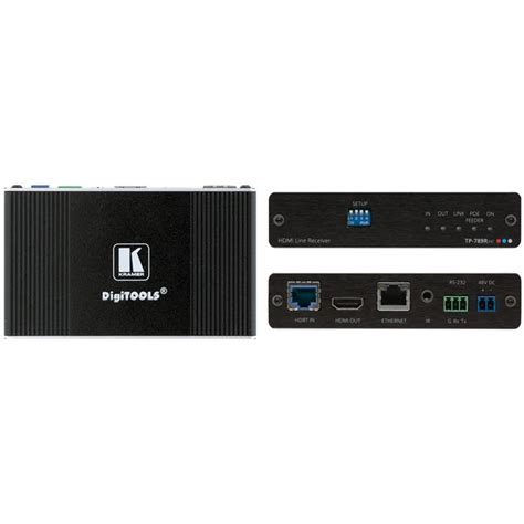 RCB Logic Kramer TP RXR K HDMI Bidirectional PoE Rx With Ethernet RS IR