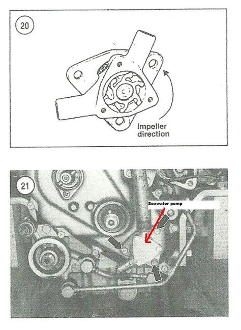 Replacement Of Impeller Also The Location Of The Impeller Yanmar