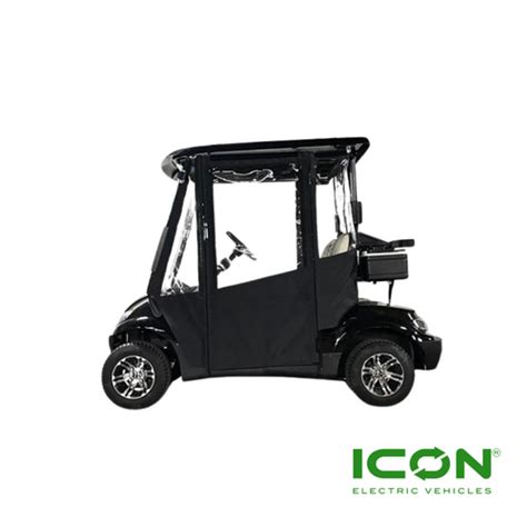 Sunbrella Black 2 Passenger Door Enclosure Cover Icon I20