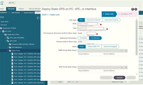 Cấu Hình Cổng Vật Lý Bằng Giao Diện Cisco Aci Không Có Vpc
