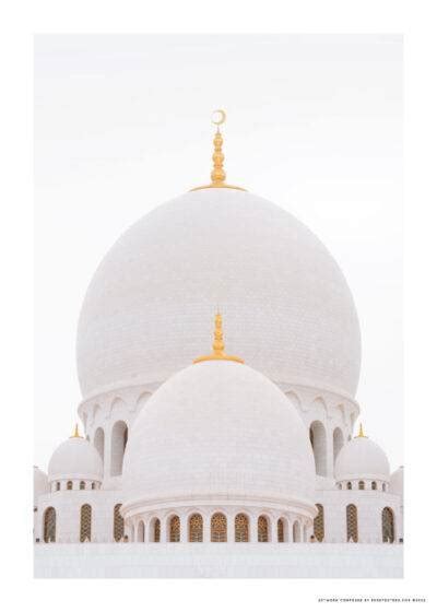 Sheikh Zayed Mosque Poster L Islamic Posters