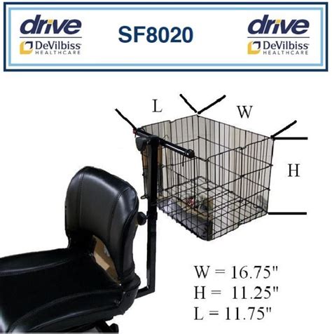 Drive Mobility Scooter Basket Cobra GT4 Scout Panther HHCS
