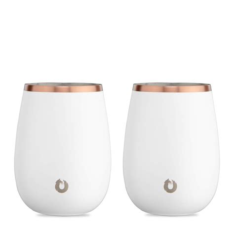 Stainless Steel Pinot Noir Wine Glass And Tumbler Snowfox Snowfox