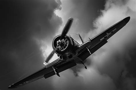 Premium Photo A Propeller Plane Is Flying Through The Sky With The Propeller On The Propeller