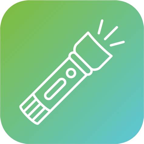 Premium Vector Flashlight Icon Style