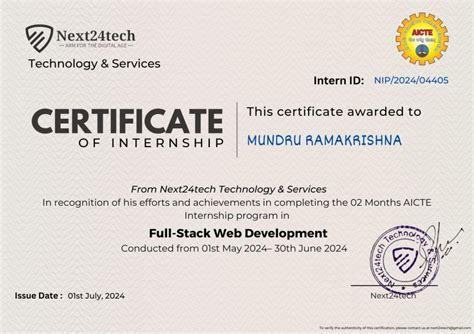 Mundru Ramakrishna Chowdary On Linkedin Webtechnology