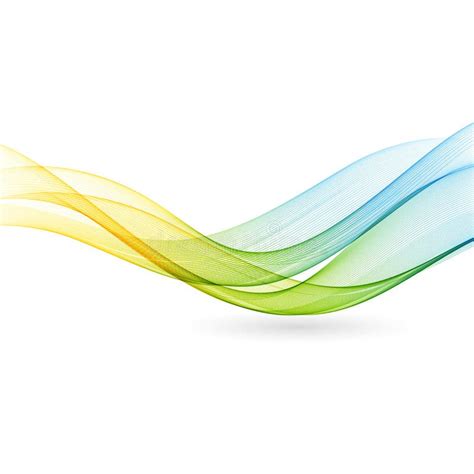 Set Of Color Curve Lines Design Element Stock Vector Illustration Of Ecology Fresh 40897277