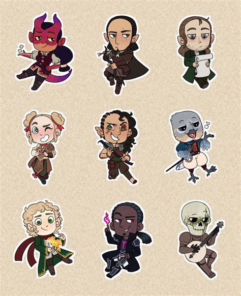 Dnd Stickers Dnd By Flyteck On Deviantart