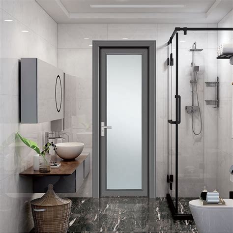 Frosted Glass Door Bathroom