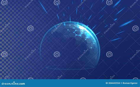 Circle Protect Shield Bubble Effect Force Field Or Sphere 3D Ball