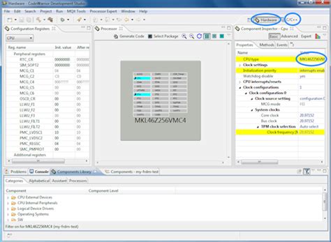 FRDM KL Z Getting Started Using Processor Expert Element Community