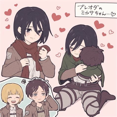 Armin Mikasa X Eren Eren Y Levi Eren Jaeger Attack On Titan Comic