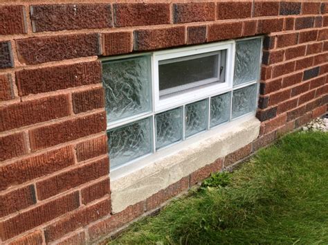 Replace Glass Block Basement Window Glass Designs