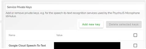 Speech To Text API Key On Pavlovia Online Experiments PsychoPy