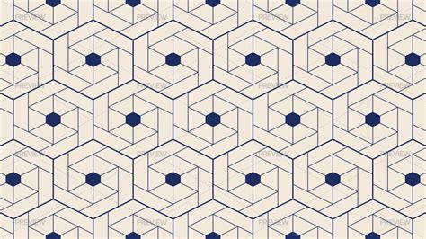 Hexagonal Seamless Pattern Graphics Motion Array