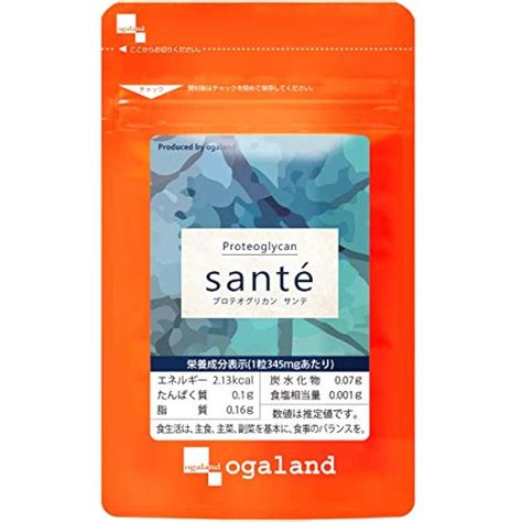 O 갈 라도ogaland 프로테오글리칸sante 산테 30알약1개월분건강 서포트 서플리먼트 프로테오글리칸Ⅱ형