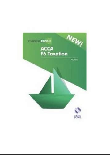 Acca Notes F6 Taxation Book At ₹ 1335piece Taxation Books In Mumbai Id 18917649033