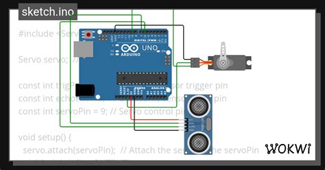 Automatic Door Wokwi Esp32 Stm32 Arduino Simulator