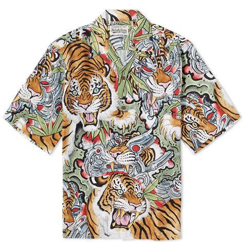 Wacko Maria Short Sleeve Type 3 Tim Lehi Hawaiian Shirt Color END US