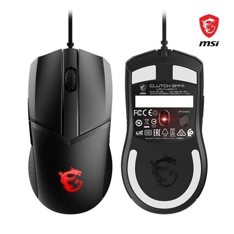 Игровая мышь беспроводная MSI Игровая мышь Clutch GM41 V2 Легкая ...