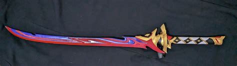 3D Printed Kazuha S Cursed Blade Genshin Impact Kagotsurube