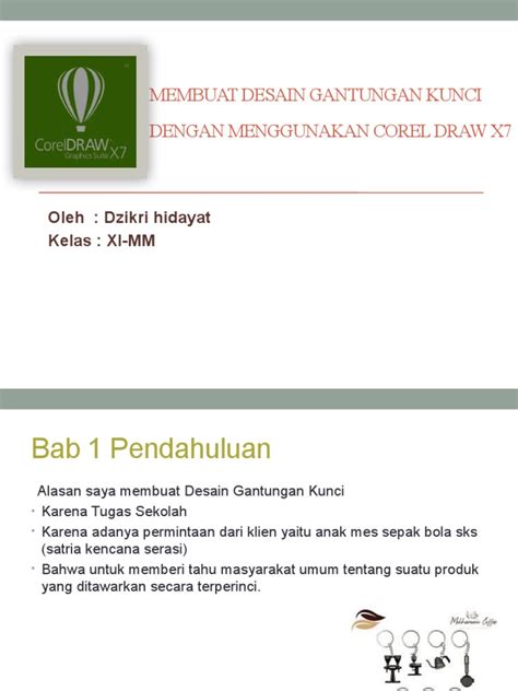 membuat desain gantungan kunci dzikri hidayat pdf karier