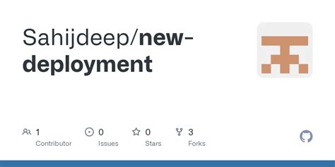 Github Sahijdeepnew Deployment