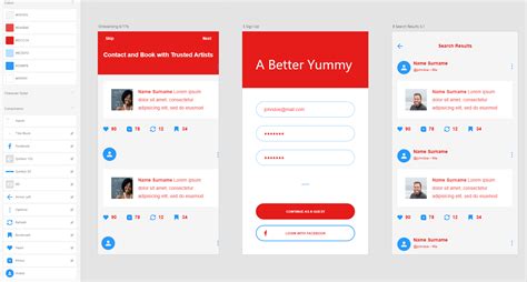Changing Color And Pictures R Adobe XD