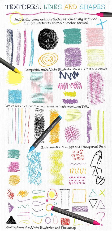 Wax Crayon Textures And Patterns Artofit