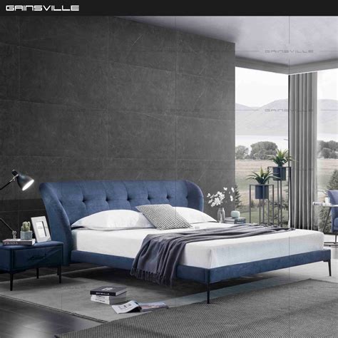Home Furniture New Design Leather King Size Bedroom Furniture Set In