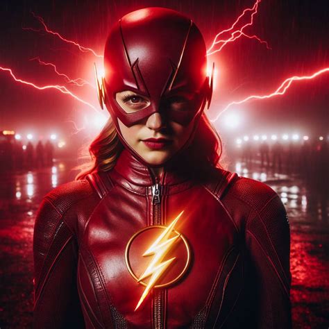 Supergirl As The Flash 4 By Jrad9070 On Deviantart