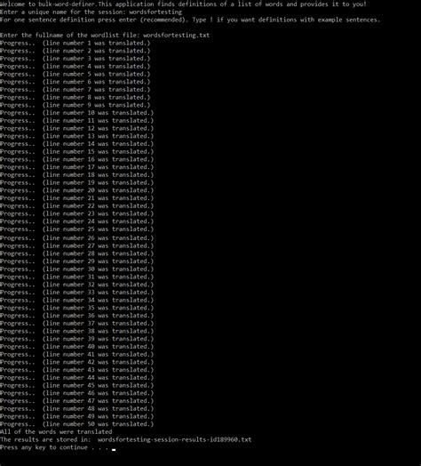 Github Farzammadani Bulk Word Definer An Application For Defining