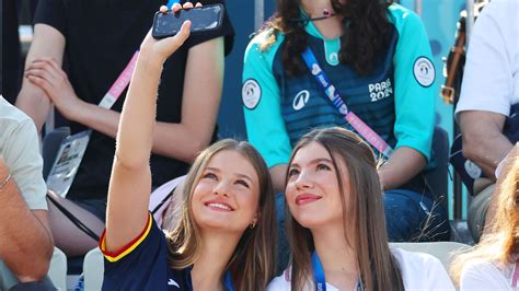 Sisters Princess Leonor And Infanta Sofia Hit The Paris Olympics Take