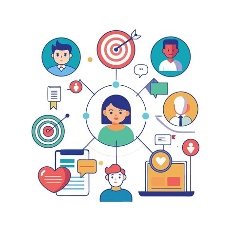 targeted segmentation and personalization flat minimalistic