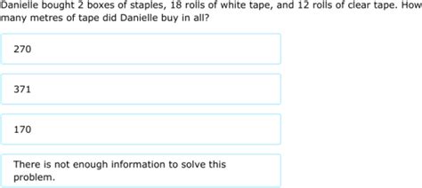 Ixl Word Problems With Extra Or Missing Information Class Iv Maths