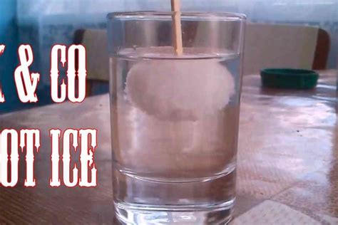 Як зробити гарячий лід своїми руками —