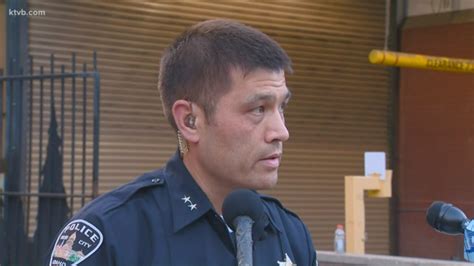Boise Police Chief Ryan Lee Holds A Briefing After Tuesdays Protests