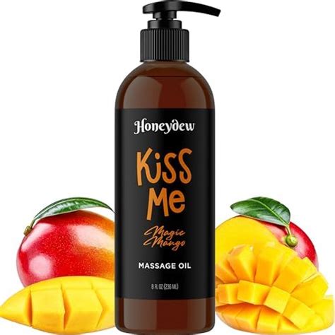 Amazon.com: Aceite de masaje sensual de mango para parejas, aceite de masaje tropical de cuerpo ...