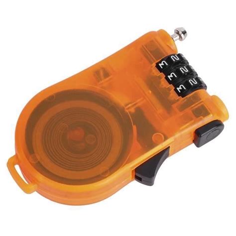 NANWAD Verrou de casque de moto rétractable Verrou de casque de mot de