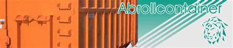 Abrollcontainer Löwe Container Und Entsorgungsprodukte