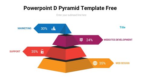Powerpoint D Pyramid Template Free PPTUniverse
