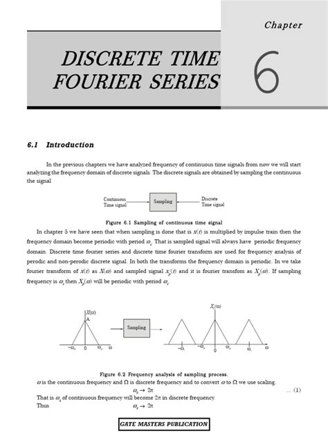Discrete Time Fourier Series Final Pdf Discrete Fourier Transform Fourier Transform