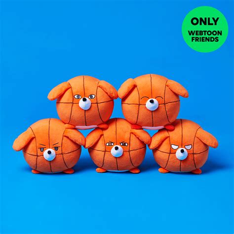웹툰프렌즈 가비지타임 X Kbl 공아지 봉제 인형 위시버킷