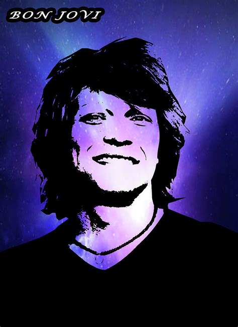 Bon Jovi Digital Art By Mohammed Mellor Fine Art America