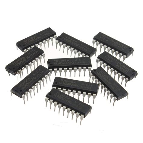 10pcs Uln2803apg Dip 18 Uln2803 8 Npn Darlington Arrays