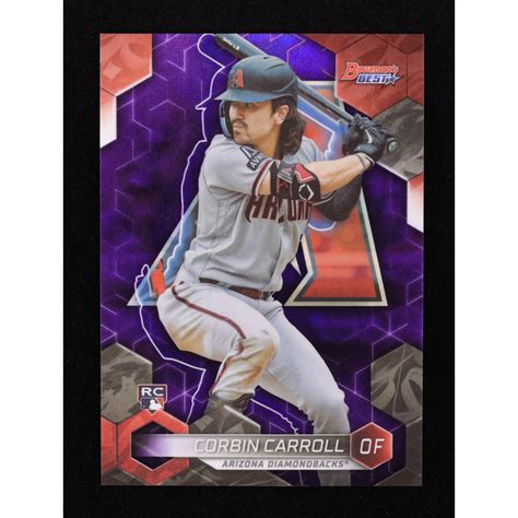 Corbin Carroll 2023 Bowmans Best Purple Refractors 20 228250