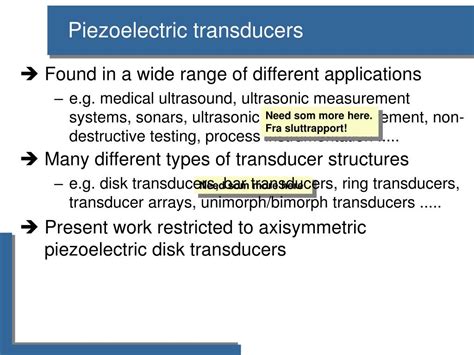 Ppt Finite Element Modeling Of Ultrasonic Piezoelectric Transducers Powerpoint Presentation